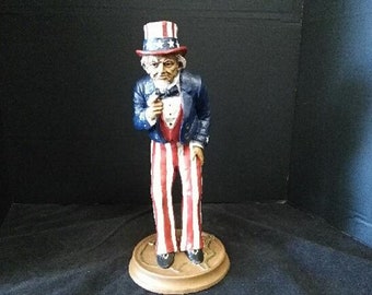 Uncle sam figurine | Etsy