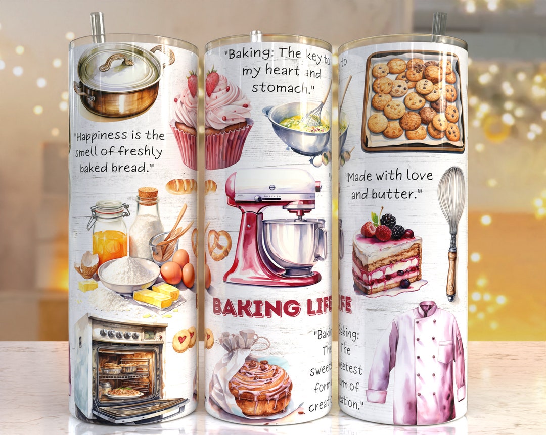 Baking Life Bakers Stainless Steel Tumbler - Etsy