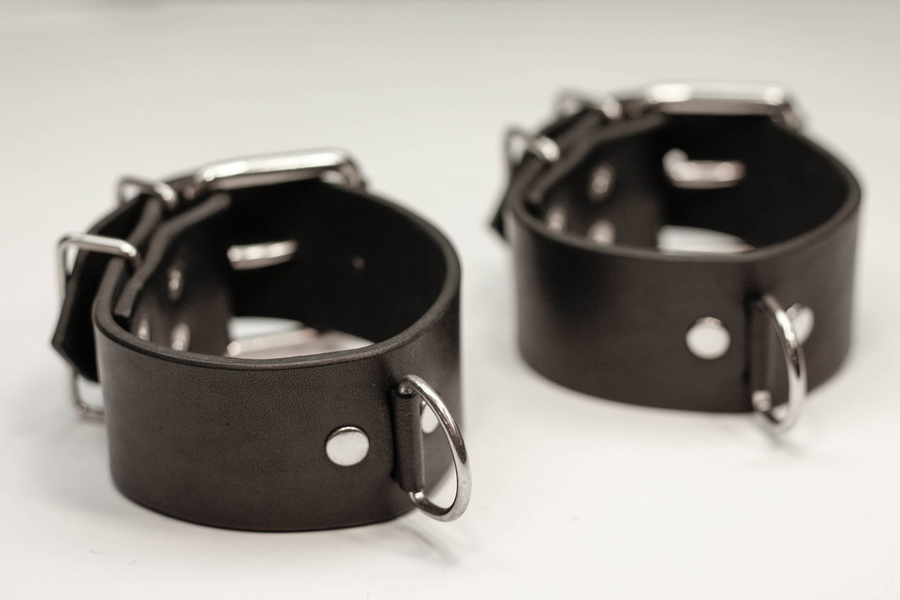 Bdsm Set Neck Cuff Wrist Cuffs Ankle Cuffs Leather Collar Etsy