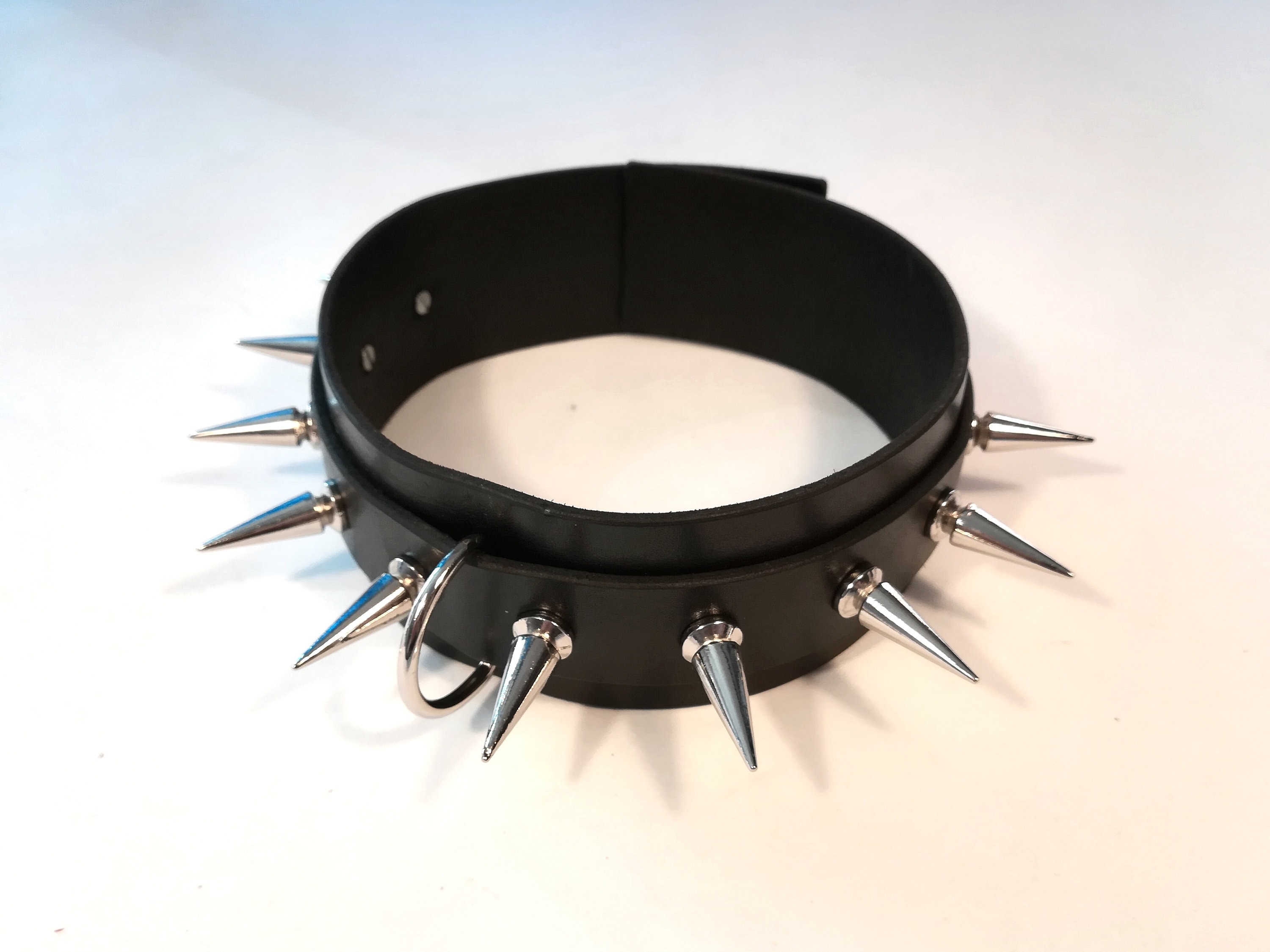 BDSM SET With Spikes. Neck Cuff Handcuffs Ankle Cuffs. - Etsy