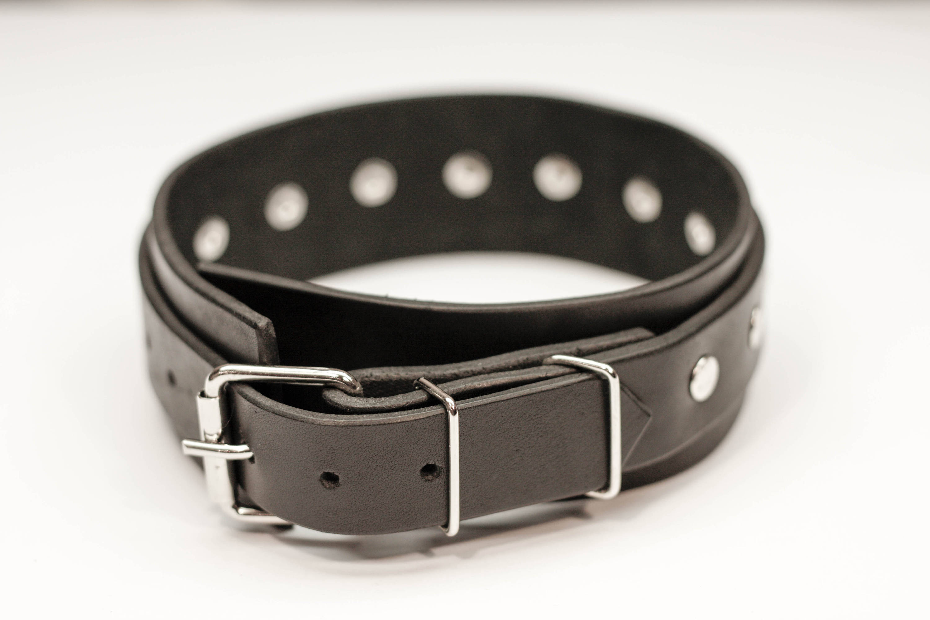 BDSM SET With Rivets. Neck Cuff Handcuffs Ankle Cuffs. - Etsy