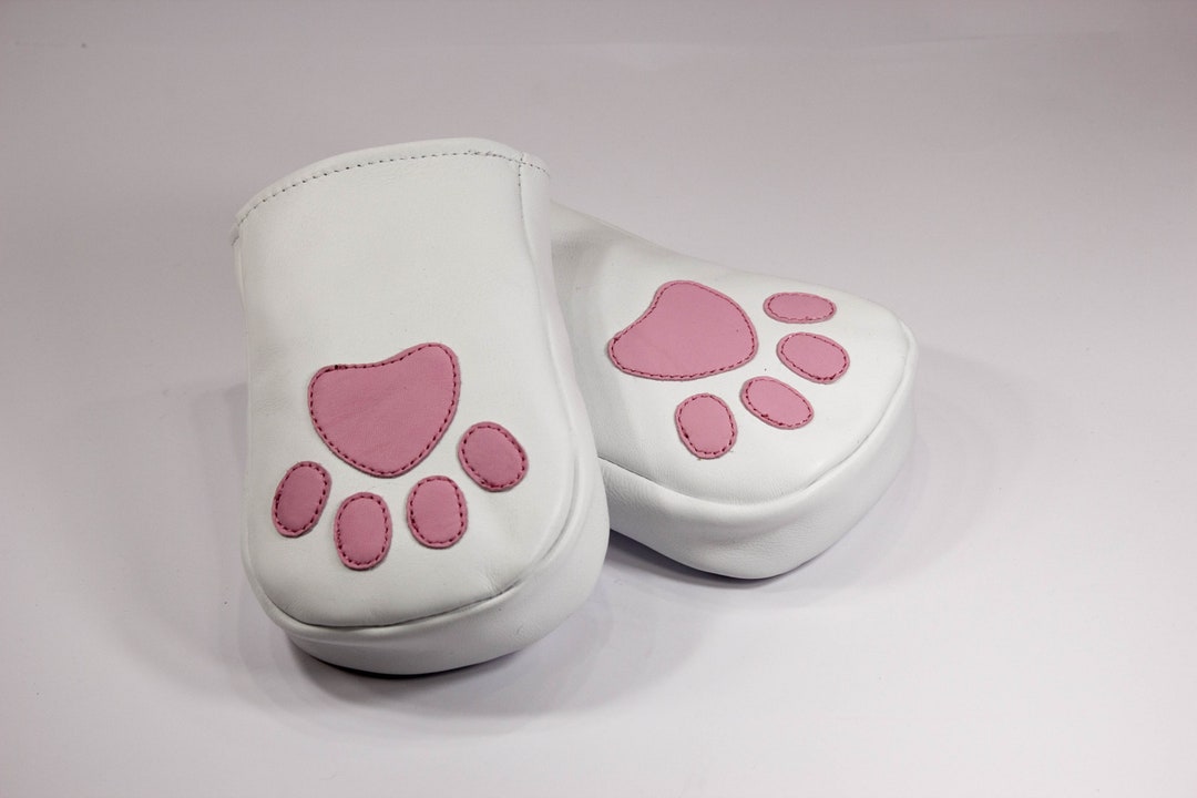 BDSM FIST MITTS, Short Fist Mittens. Leather Fist Mitts With Animal ...