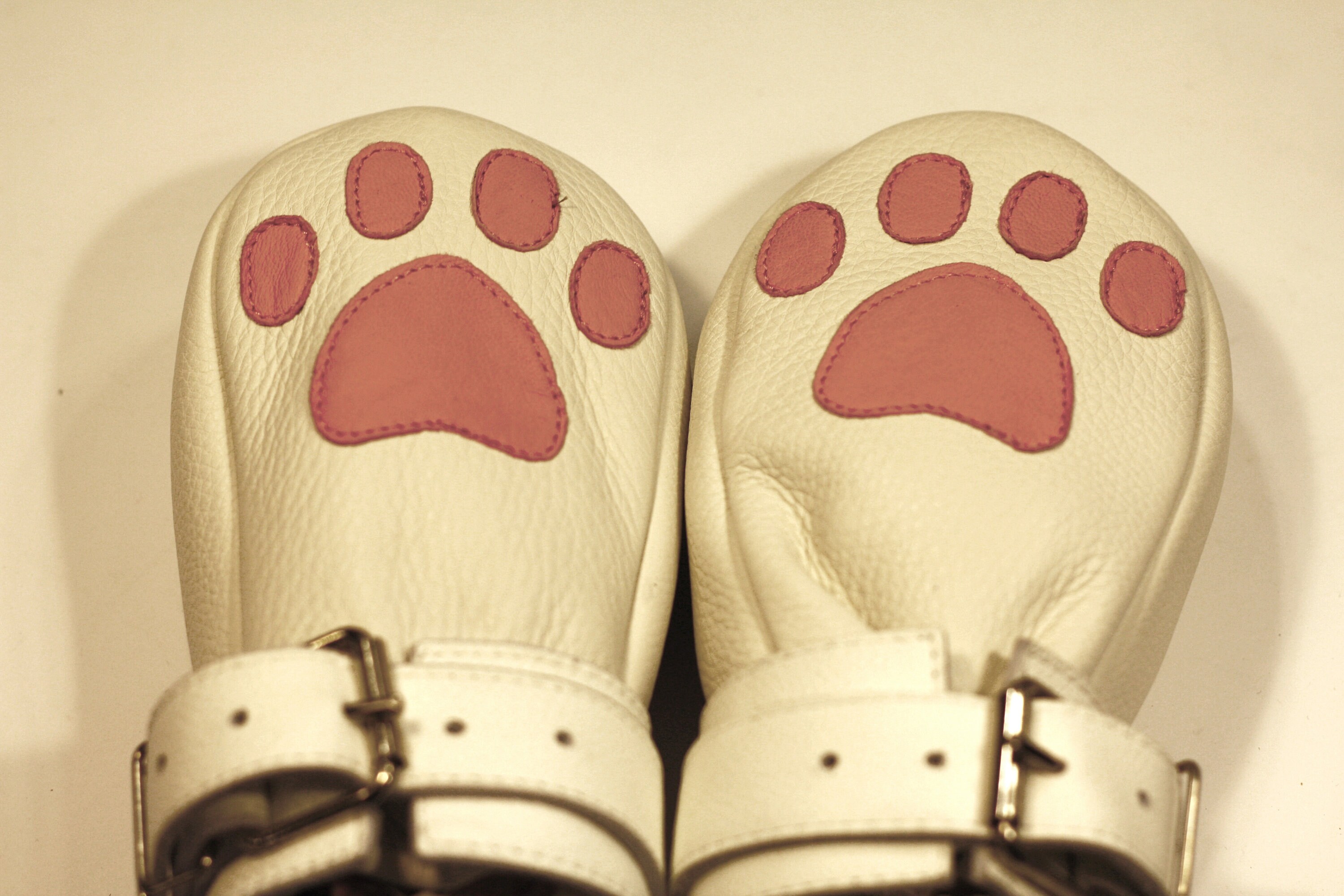 BDSM FIST MITTS Short Fist Mittens. Leather Fist Mitts with | Etsy