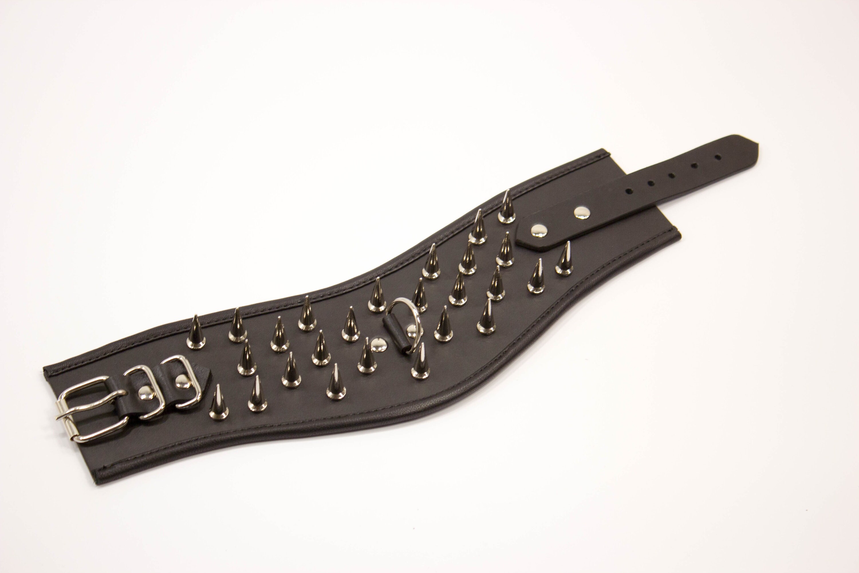 Genuine Leather POSTURE COLLAR With Spikes BDSM Posture - Etsy UK
