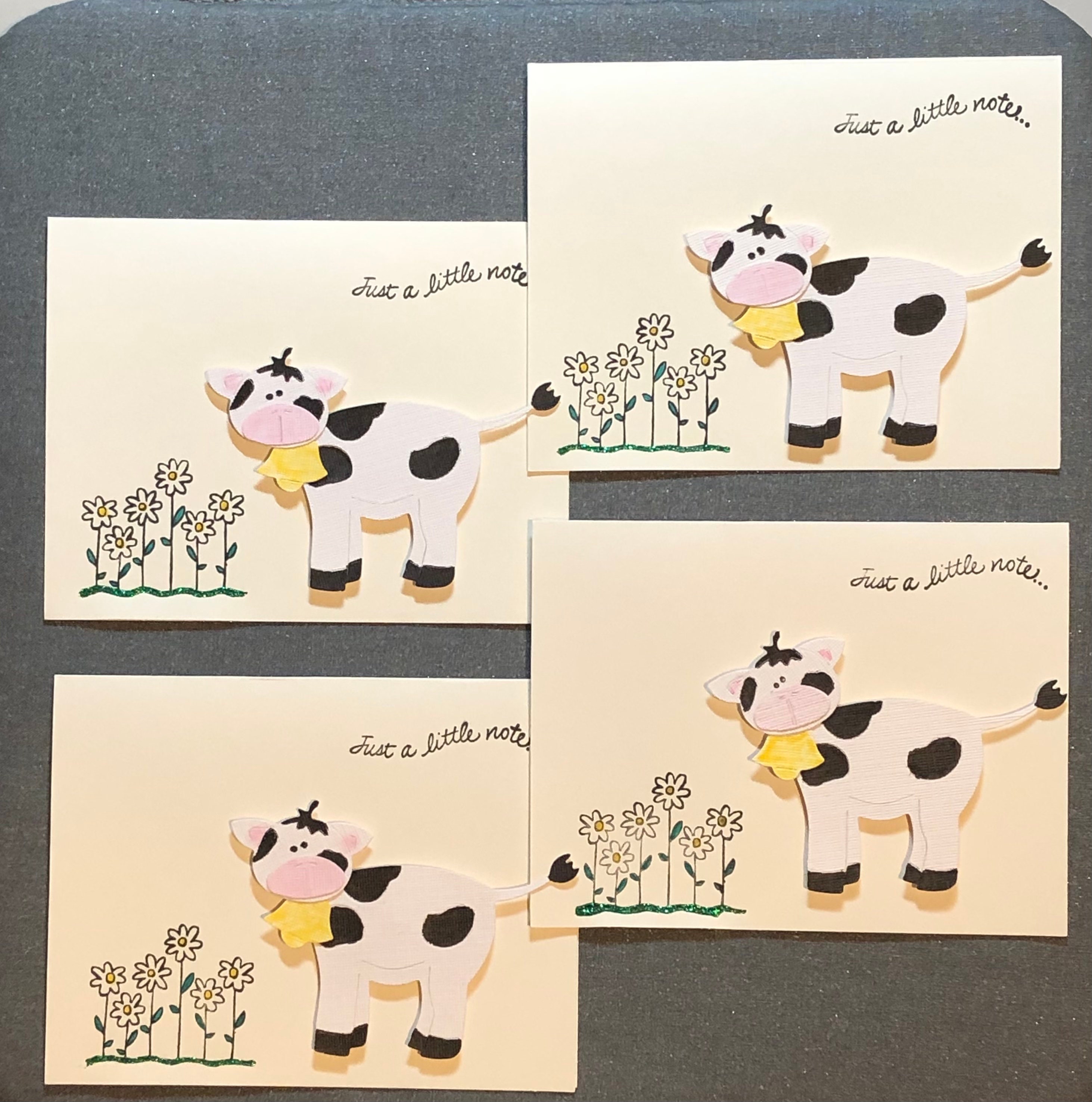 4 Pack Note Cards With Envelopes - Etsy