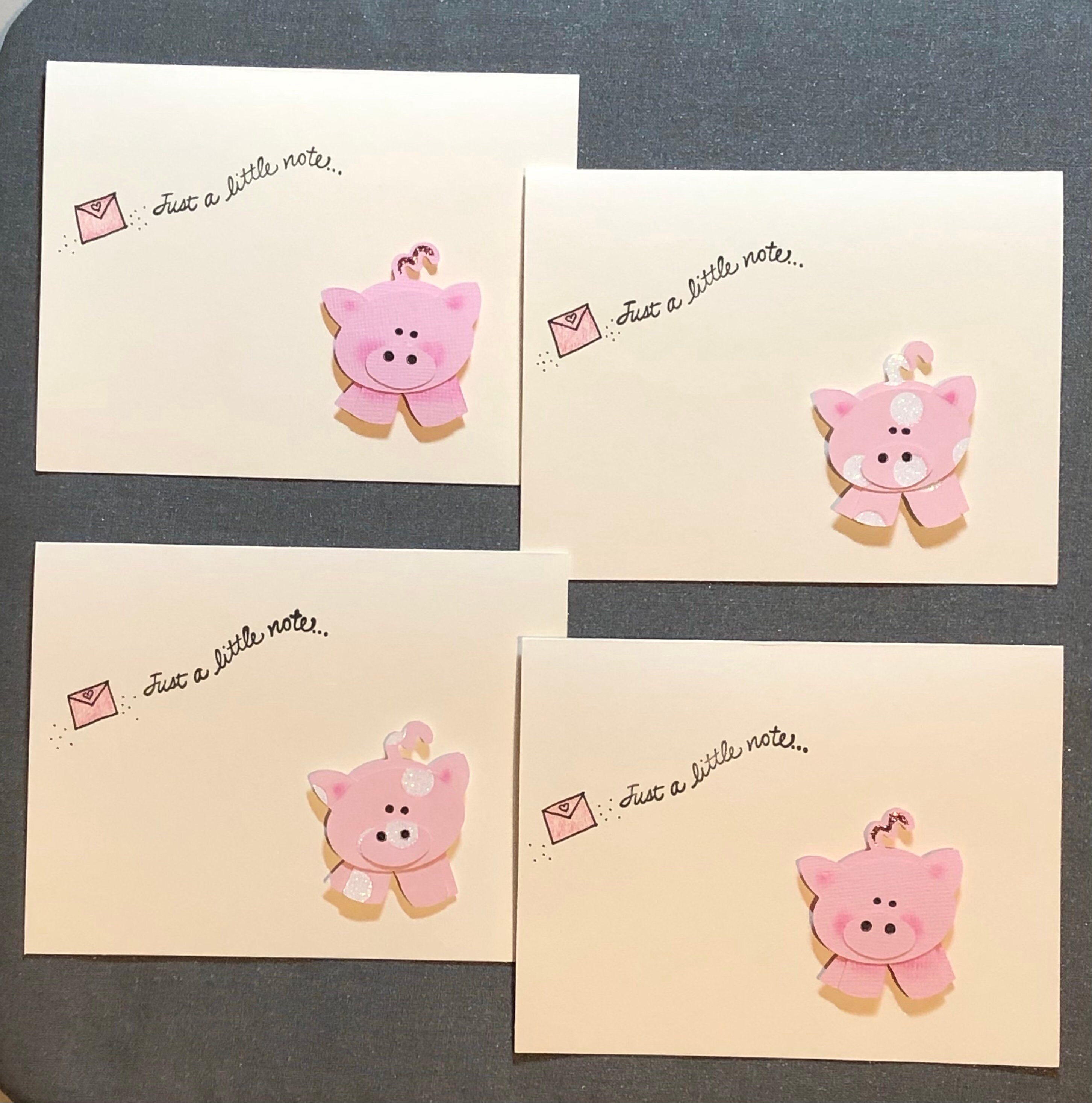 4 Pack Note Cards With Envelopes - Etsy