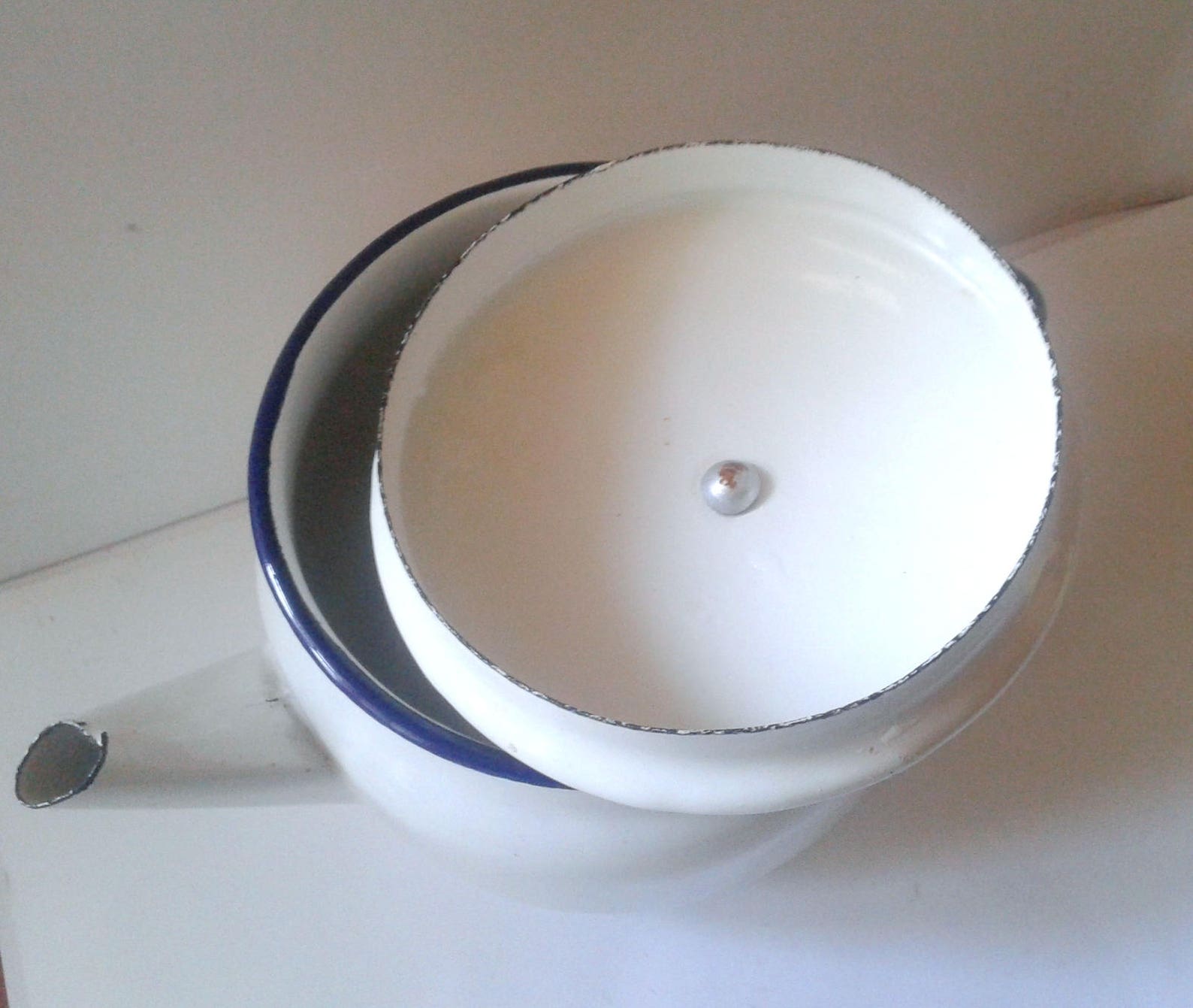 Soviet Vintage Enameled Kettle Retro Cottage Coffee Pot Old - Etsy