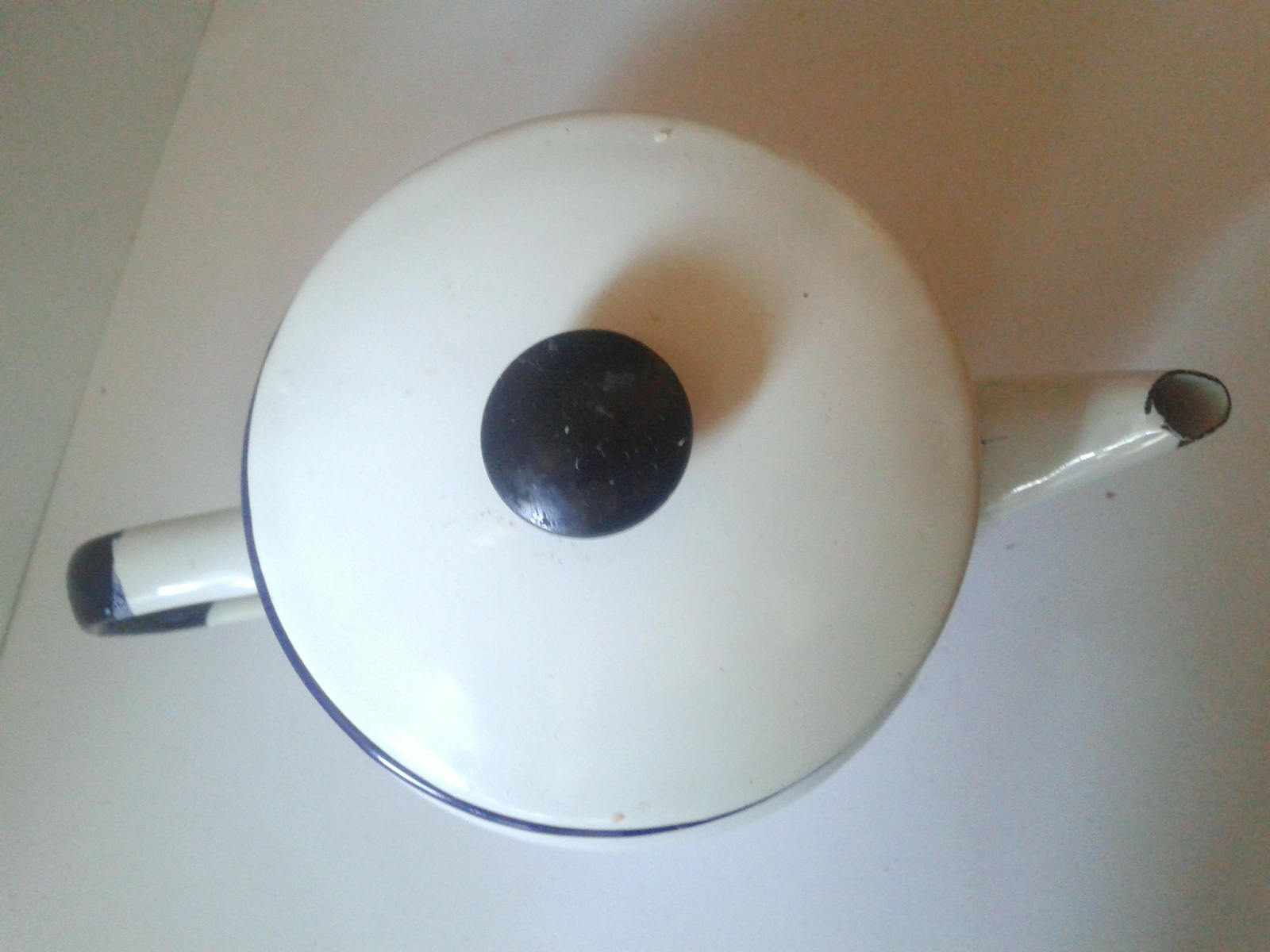 Soviet Vintage Enameled Kettle Retro Cottage Coffee Pot Old - Etsy