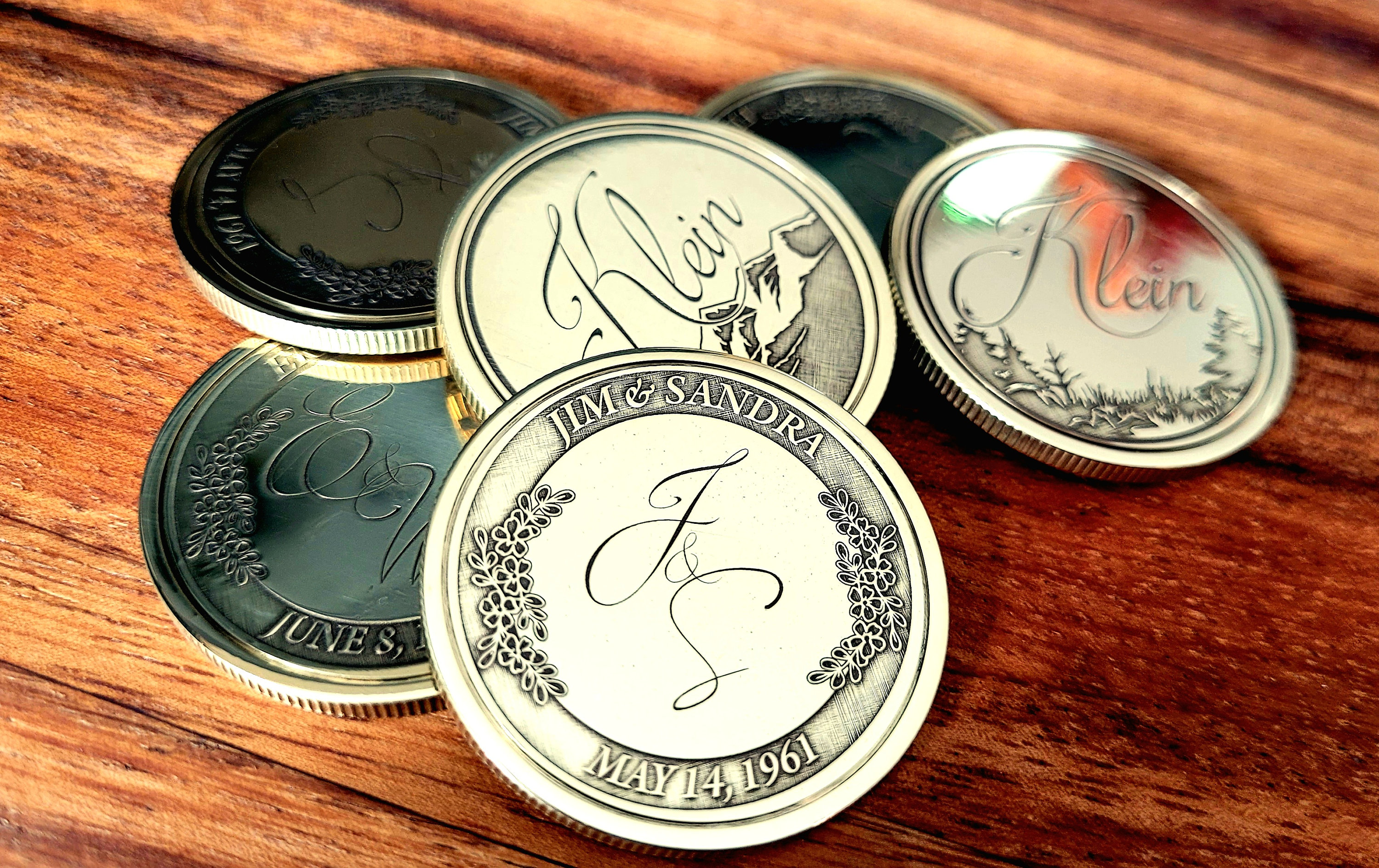 Personalized Engraved Brass Commemorative Coin - Ideal for ...