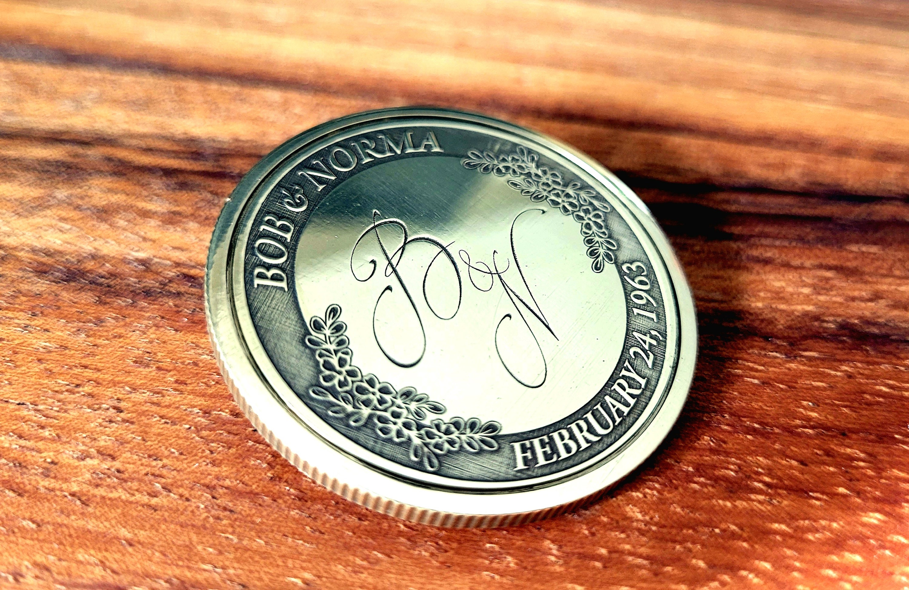 Personalized Engraved Brass Commemorative Coin - Ideal for ...