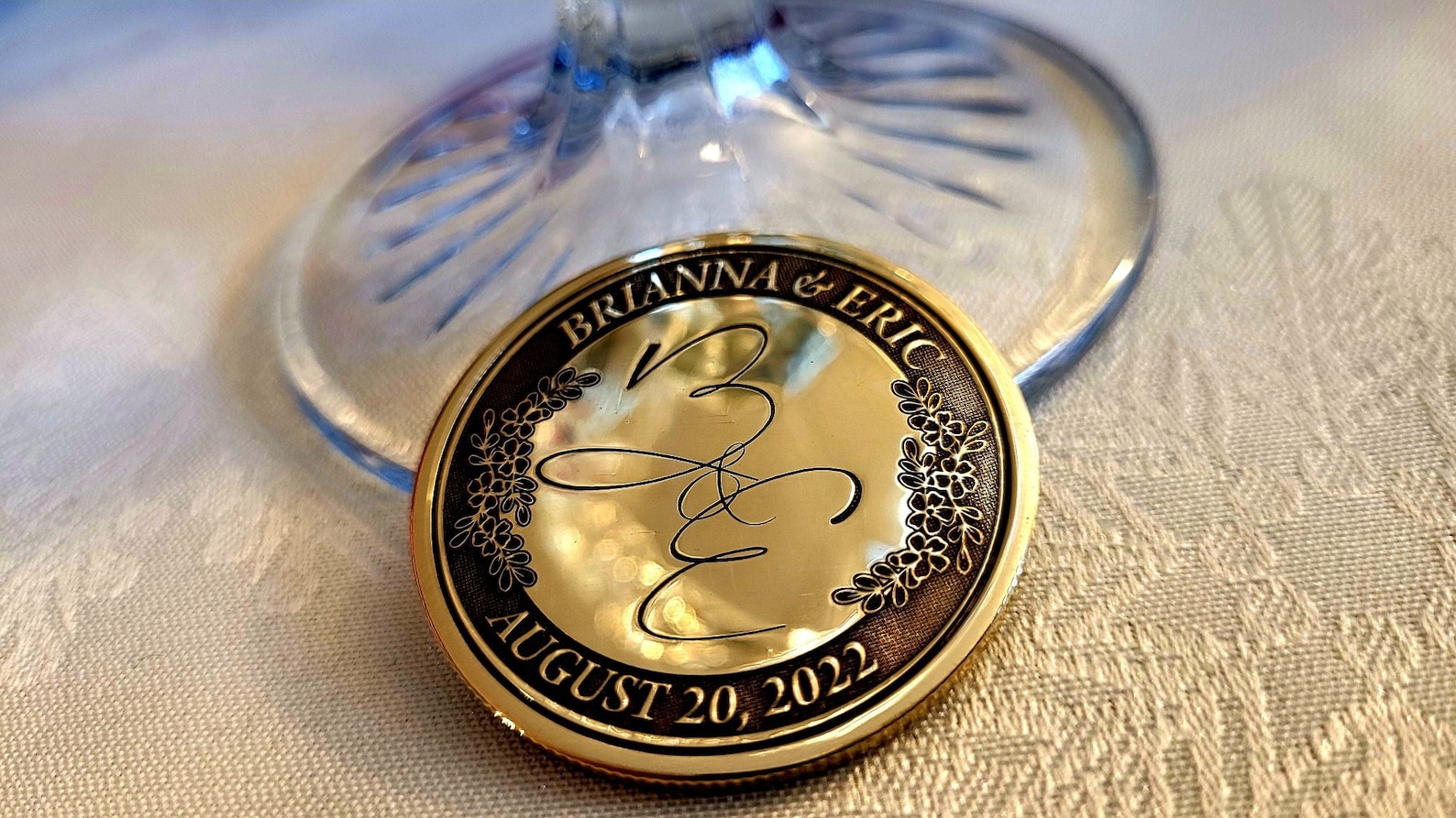 Personalized Engraved Brass Commemorative Coin - Ideal for ...