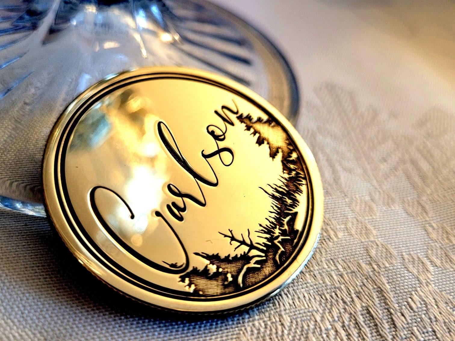 Personalized Engraved Brass Commemorative Coin - Ideal for ...
