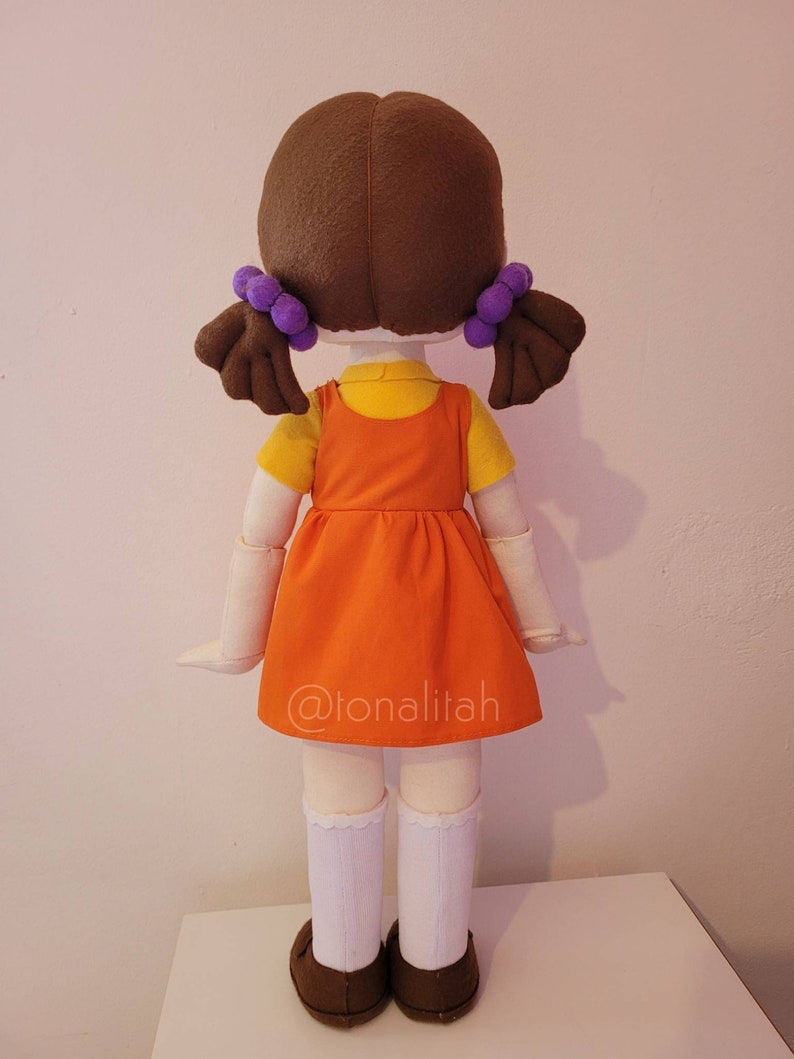 Squid Game Red Light Green Light Custom Plush Doll Inspired - Etsy