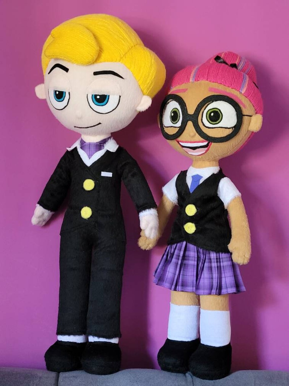 Lou and Mandy Uglydolls Custom Doll Inspired by the Movie - Etsy