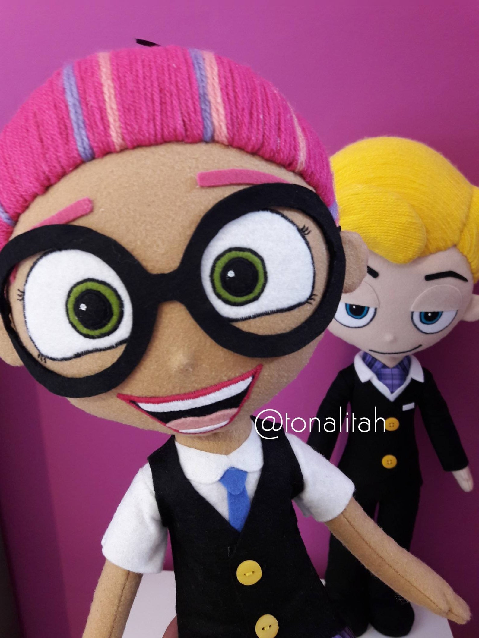 Lou and Mandy Uglydolls custom doll inspired by the movie | Etsy