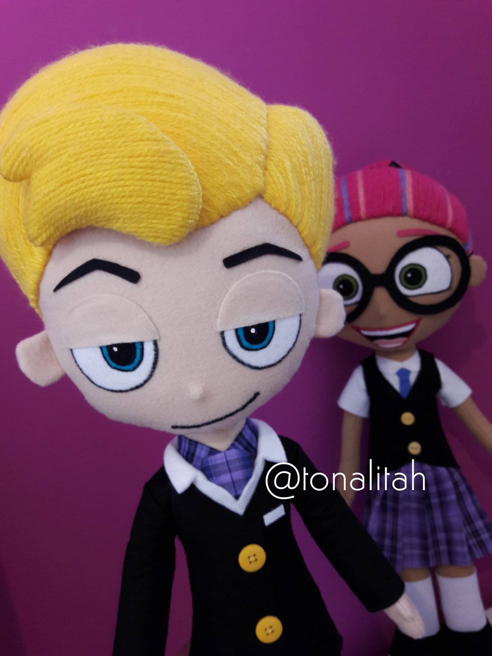 Lou and Mandy Uglydolls custom doll inspired by the movie | Etsy