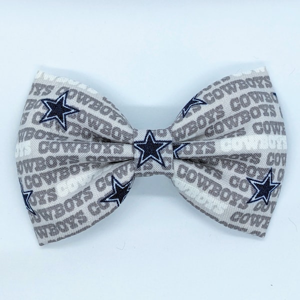 Cowboys Hair Bow - Etsy