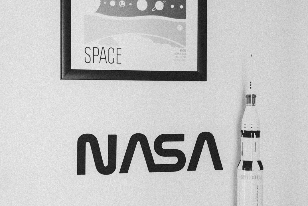 NASA Logo Made of Wood Wandeko Retro Lettering Wooden Sign Space-sign ...