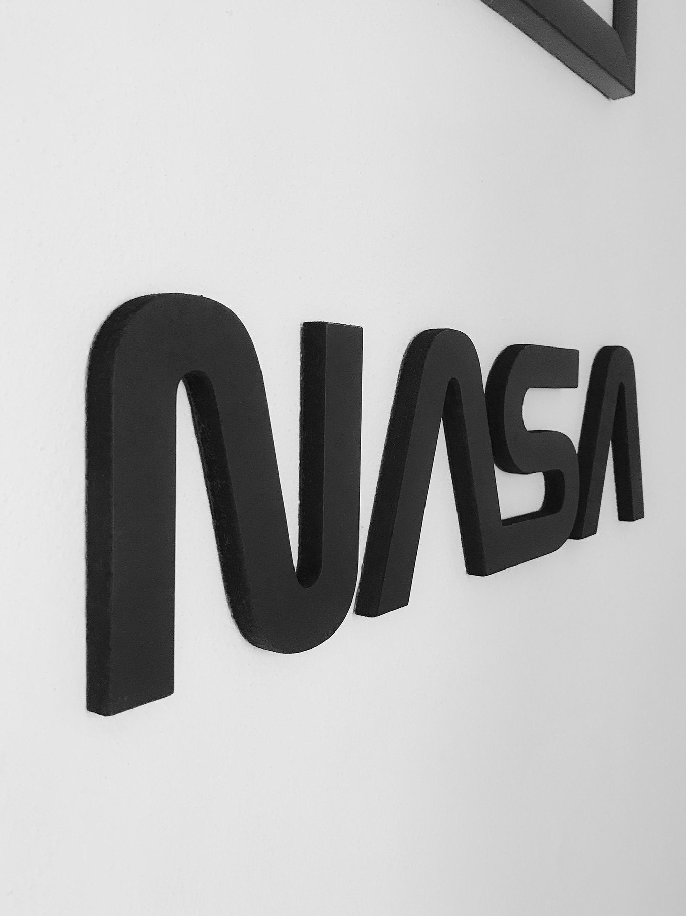 Logotipo de la NASA hecho de de madera Wandeko Letras - Etsy España