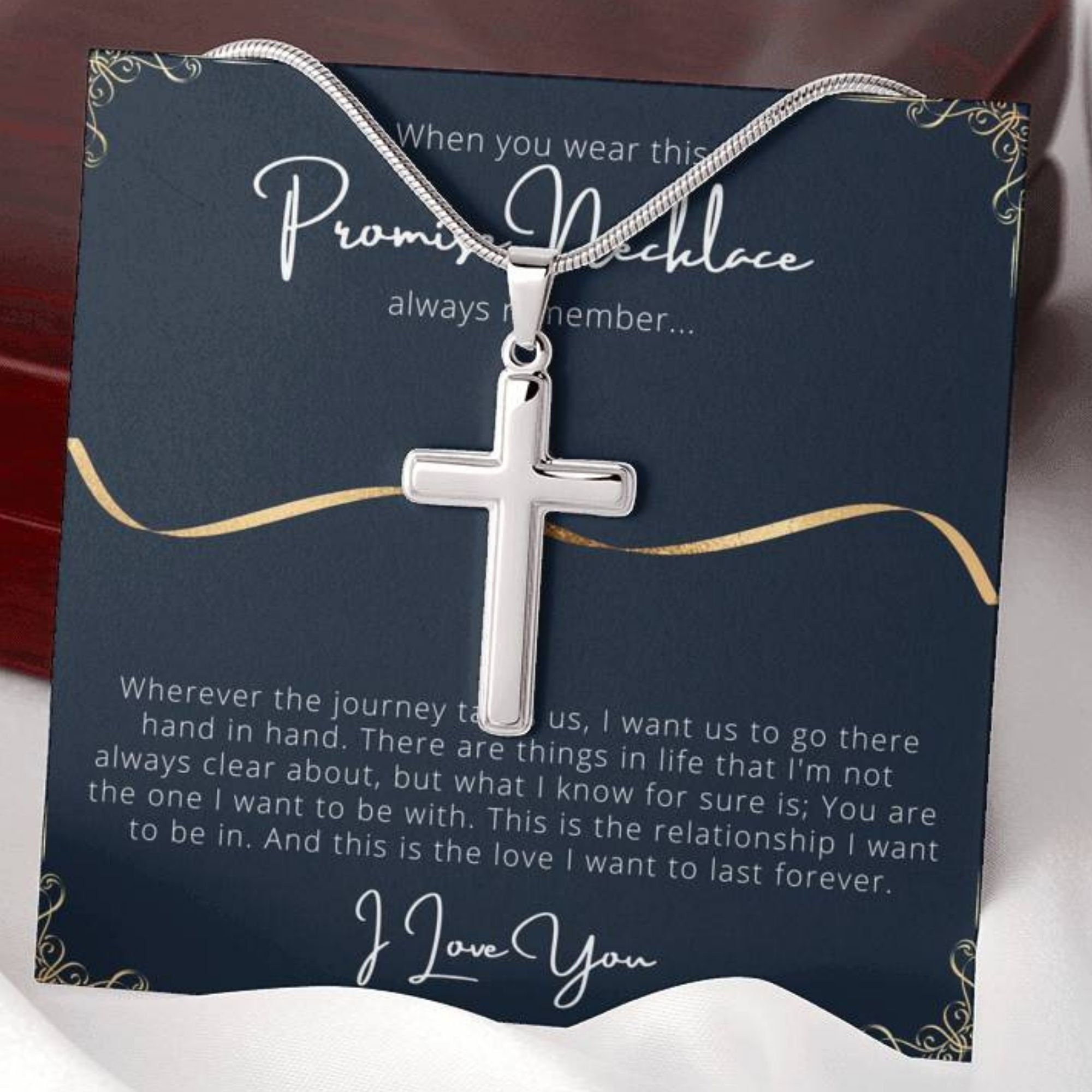 Promise Necklace For BoyfriendPromise Necklace For Him Etsy promise-necklace-for-boyfriendpromise-necklace-for-him-etsy