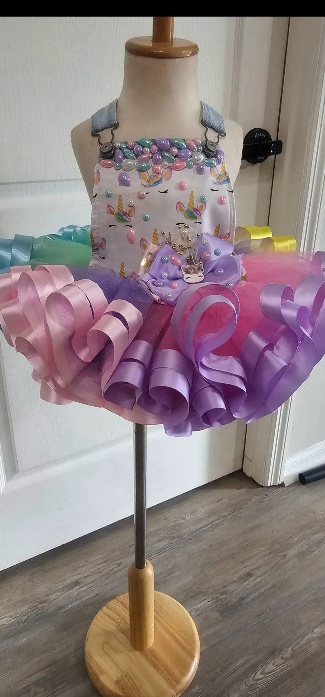 Unicorn Overall Tutu Set (plz Read Description) - Etsy