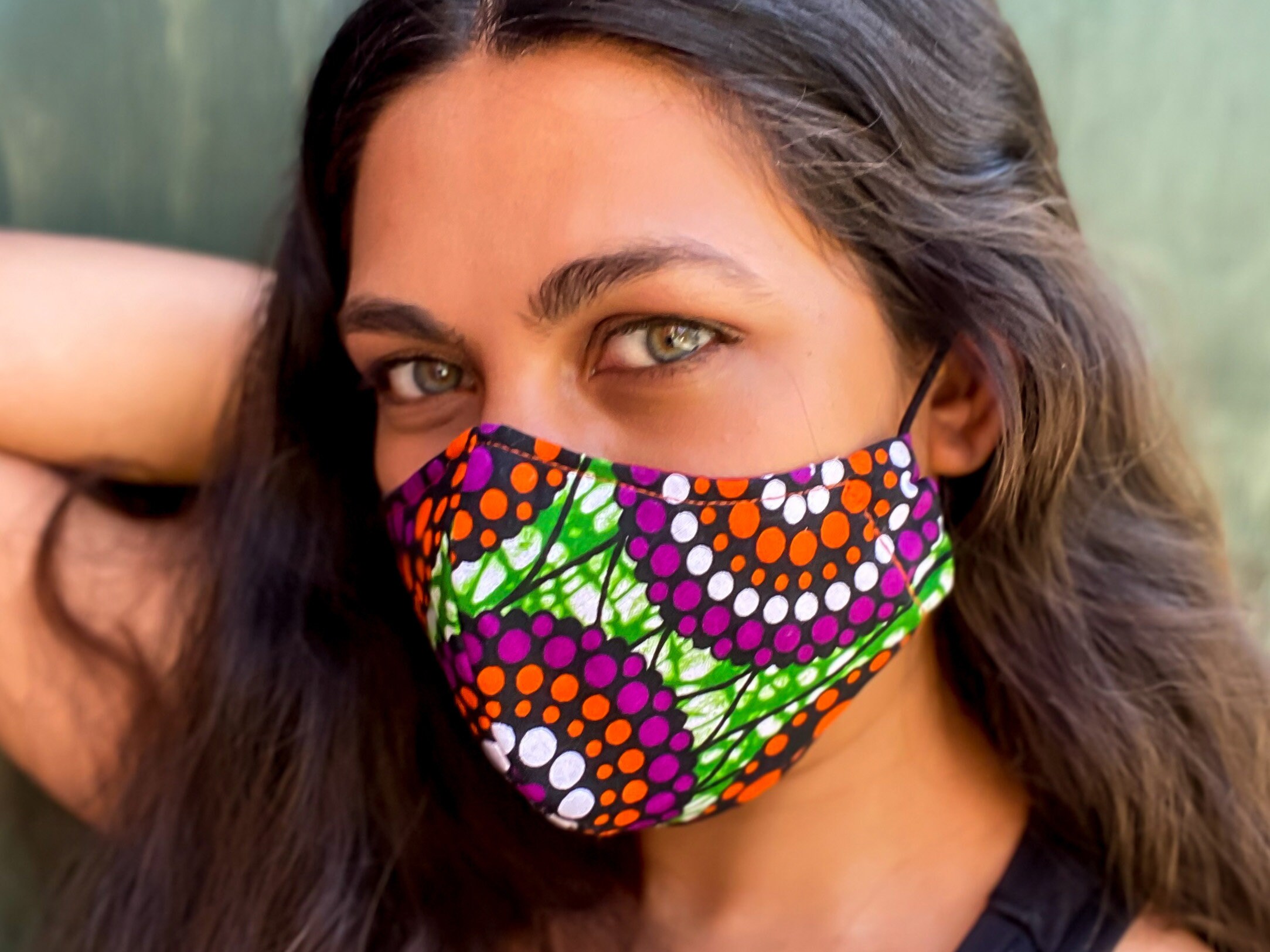 African Print Face Mask - Etsy UK