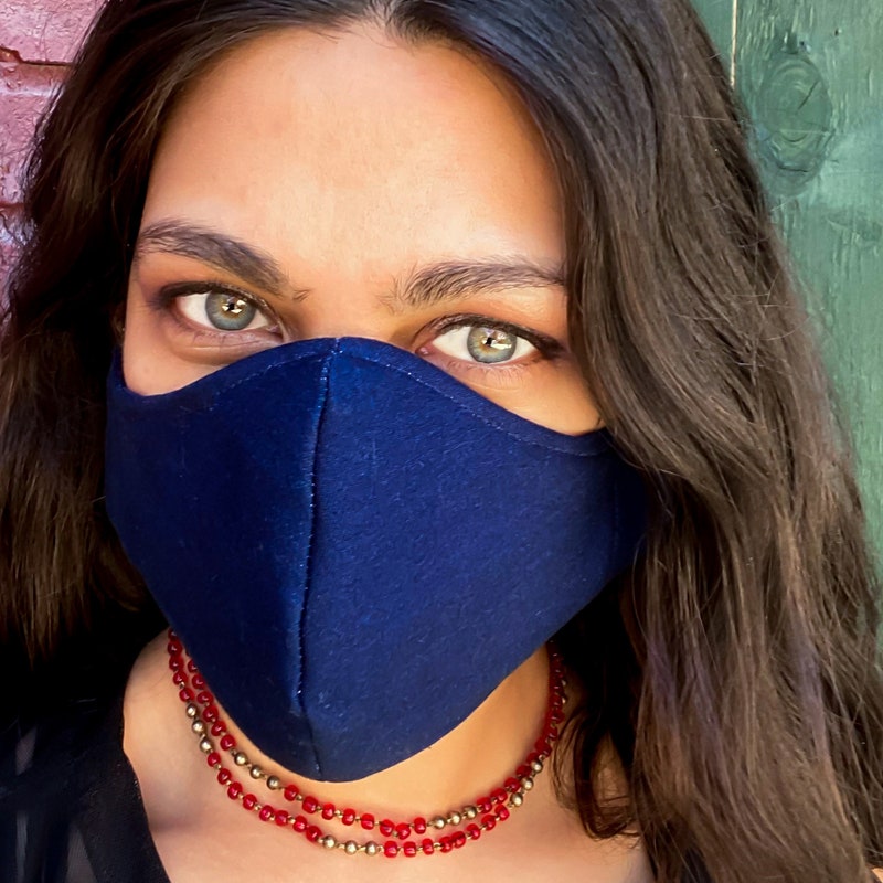 Denim Face Mask - Etsy