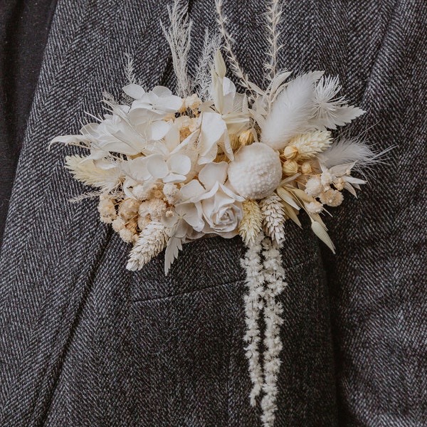 Ivory Boutonniere - Etsy
