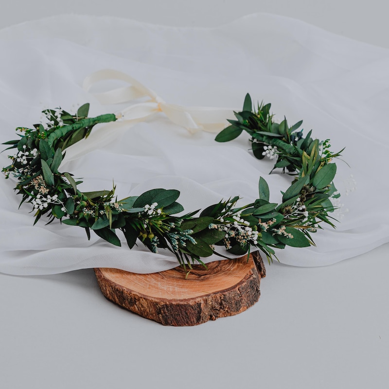 Greenery Crown - Etsy