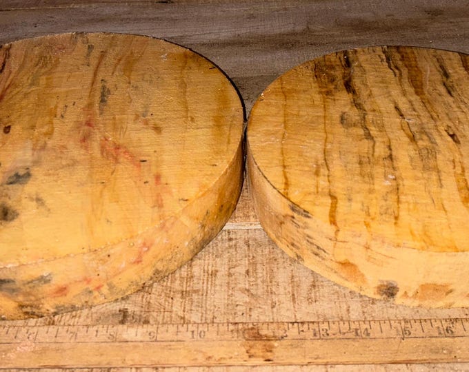2PC Figured Box Elder Turning Wood Platter Blank Lathe 112024 - Etsy
