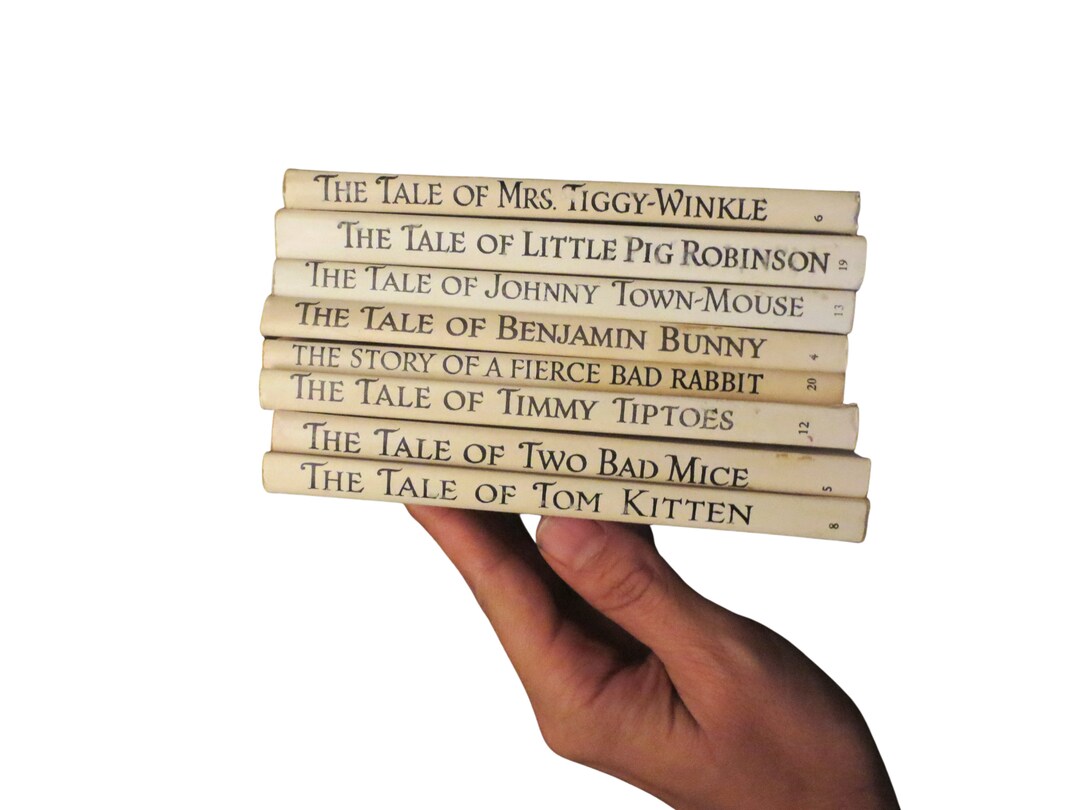 Set of 9 Vintage Beatrix Potter Mini Books With Dust Jacket - Etsy