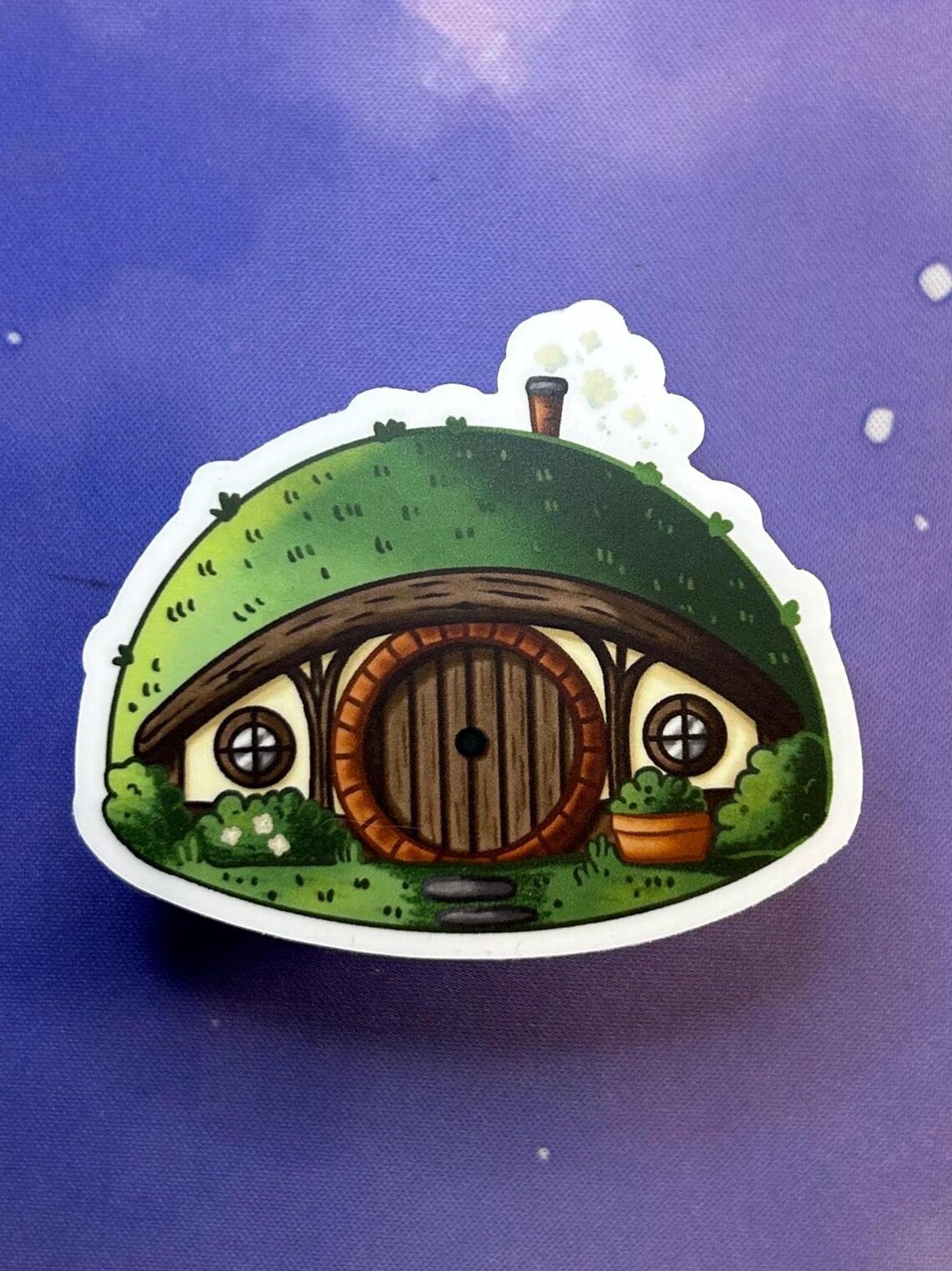 Hobbit Hole Illustration | Waterproof Die-cut Vinyl Sticker - Etsy