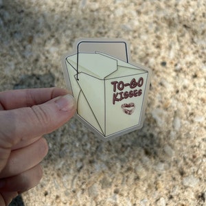 Chinese Takeout Sticker to Go Box Sticker Food Cute Kawaii - Etsy