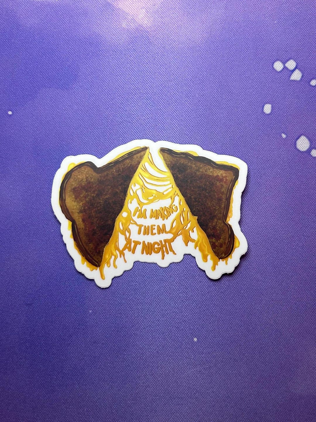 I’m Making Them at Night Grilled Cheese | Waterproof Die-cut Vinyl ...
