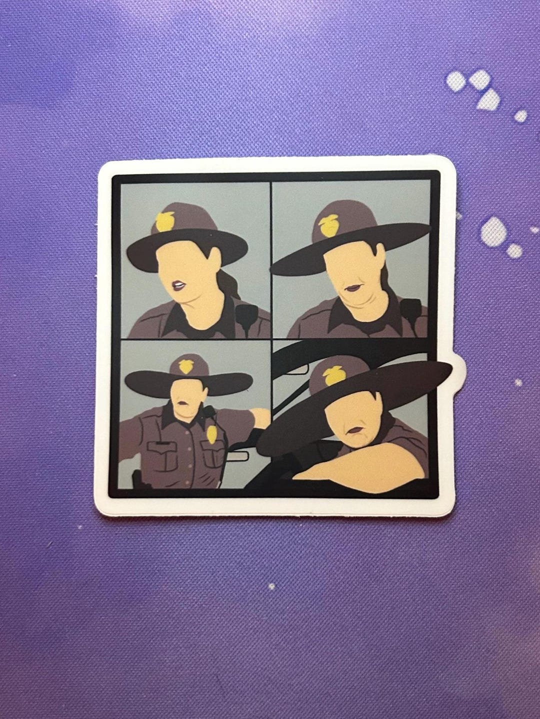 Scary Movie 3 Sheriff Hat Growing Larger Comic Scene | Waterproof Die ...