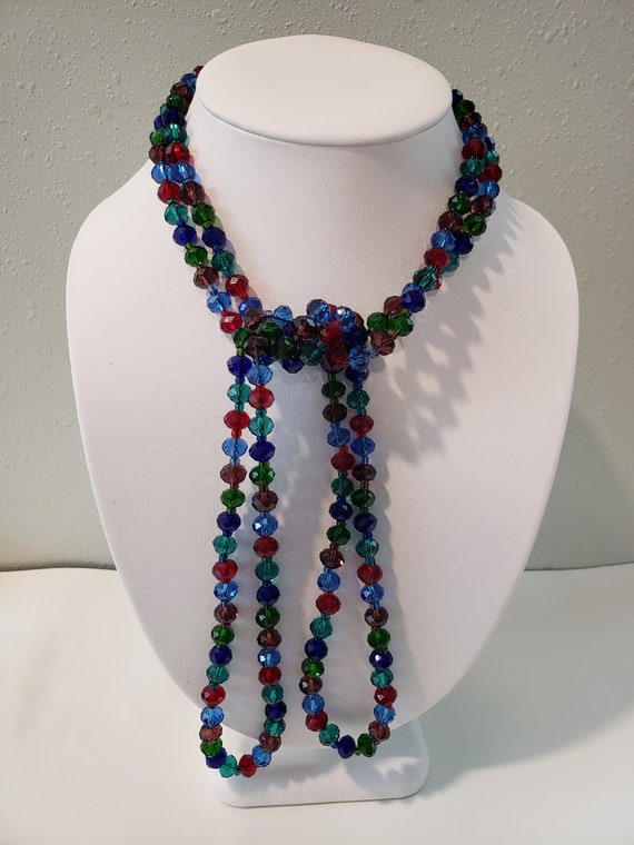 Vintage 56" infinity crystal - Gem