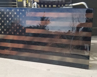 Epoxy American Flag - Etsy