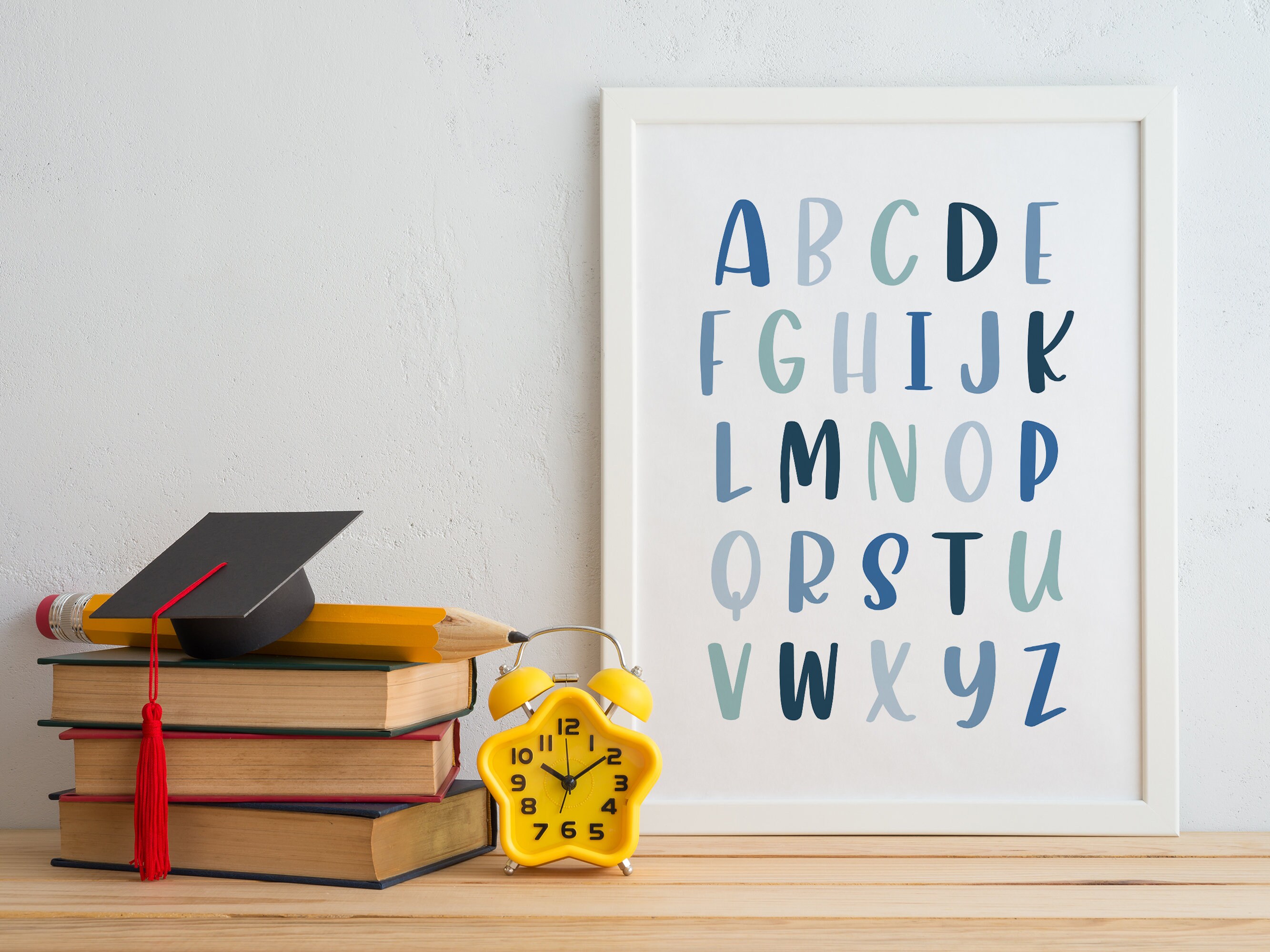 ABC Poster, Educational Posters for Kids, Alphabet Digital Print ...