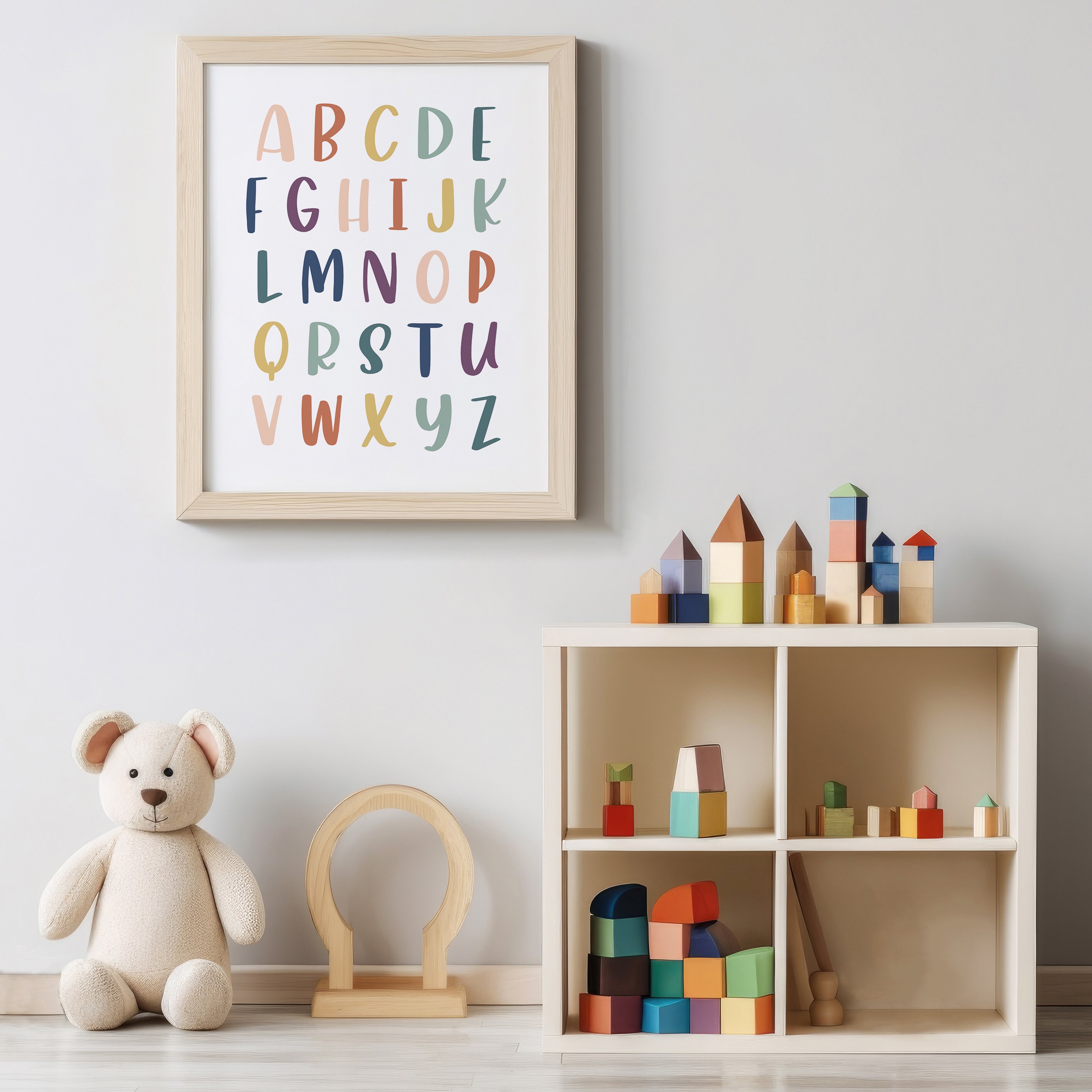 ABC Poster, Educational Posters for Kids, Alphabet Digital Print ...