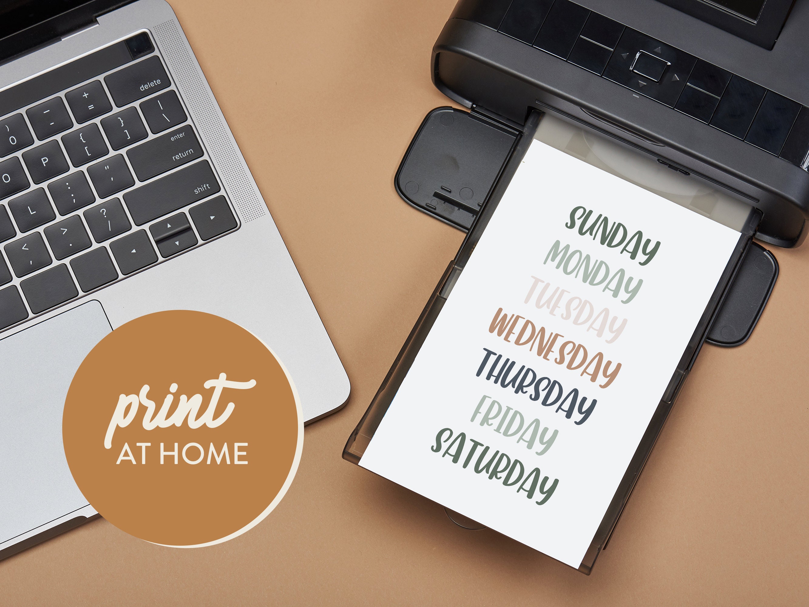 Days of the Week Poster, Educational Posters for Kids, Weekdays Digital ...