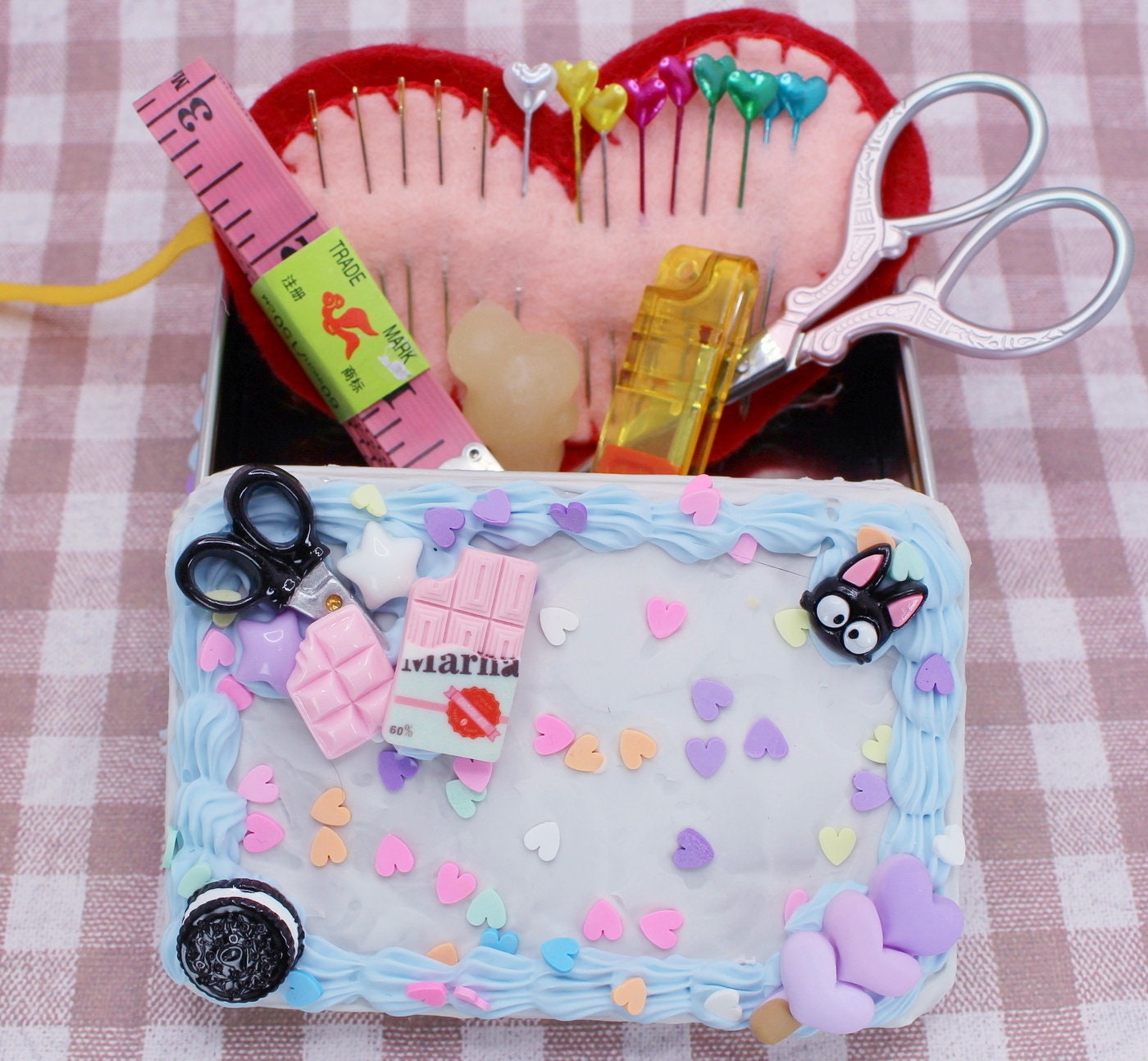 Fake Cake Decoden Travel Sewing Kit - Etsy UK
