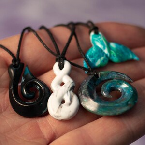 SALE - Hei-matau Fish Hook Necklace | Lightweight Pendants | Ocean ...
