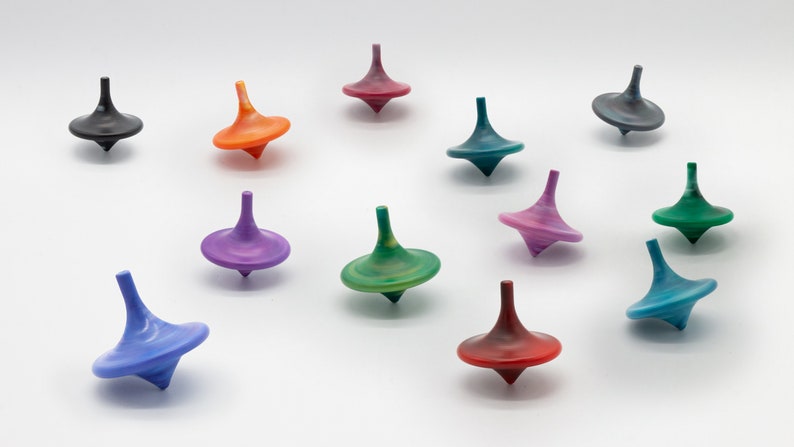 Recycled Plastic Spinning Top | Eco-friendly Fidget Toy - Etsy