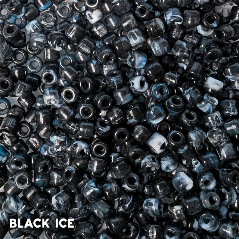 Recycled Ocean Plastic Beads: 4mm Jewellery Making Supplies (50-pack ...
