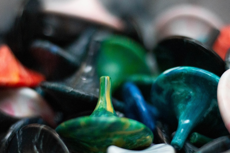 Recycled Plastic Spinning Top | Eco-friendly Fidget Toy - Etsy