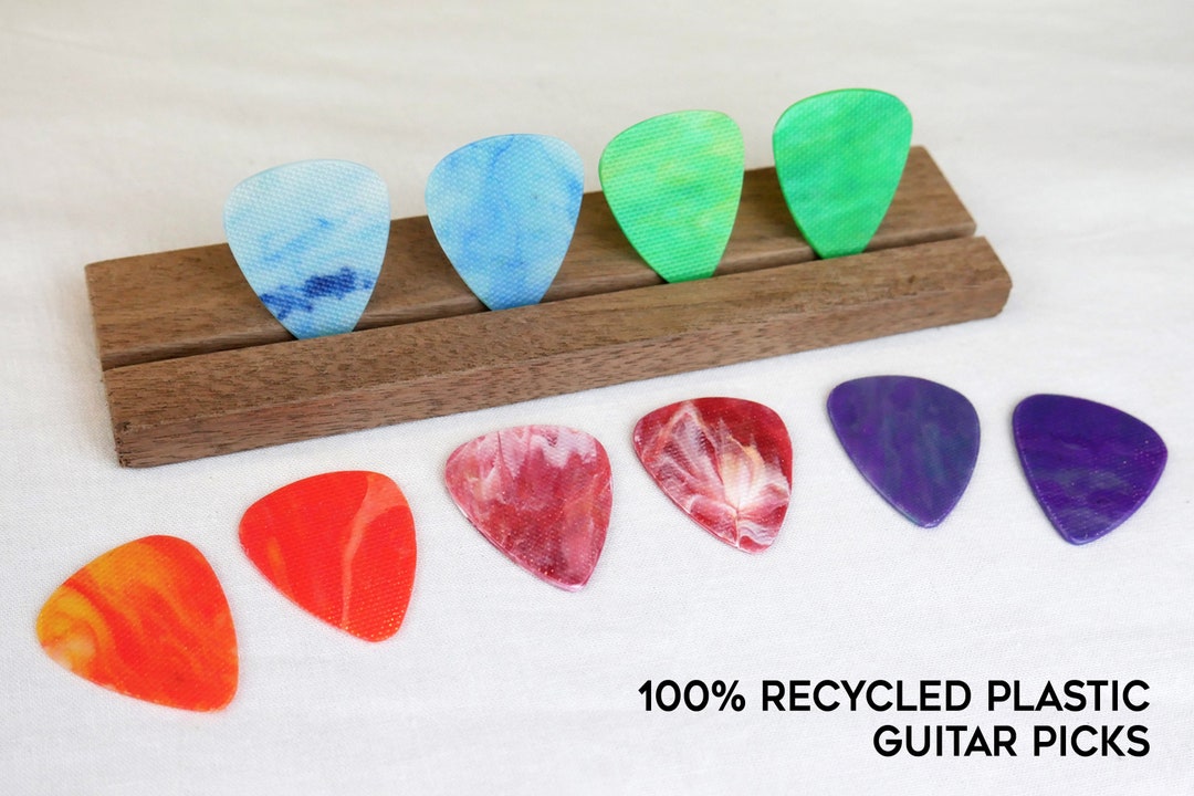 Recycled Plastic Guitar Picks Packs of 3/6/10 HDPE - Etsy UK