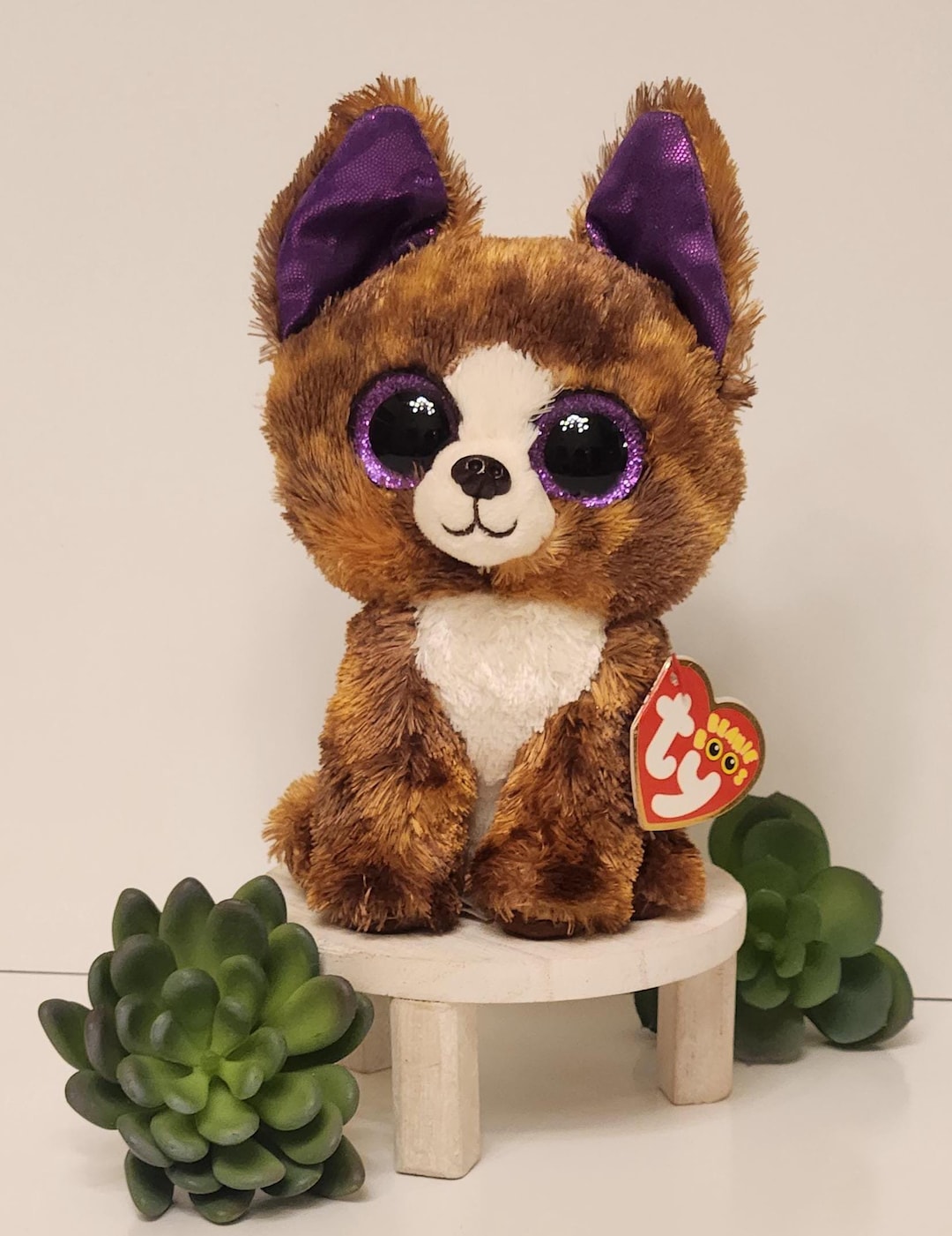 Ty Beanie Boos Dexter the Chihuahua Dog Plush Stuffed Animal Doll Kids ...