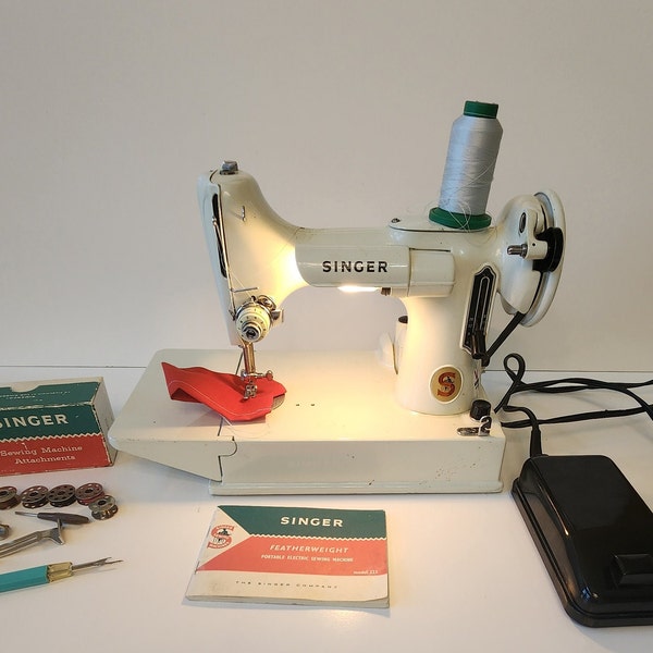 Singer Featherweight Sewing Machine - Etsy