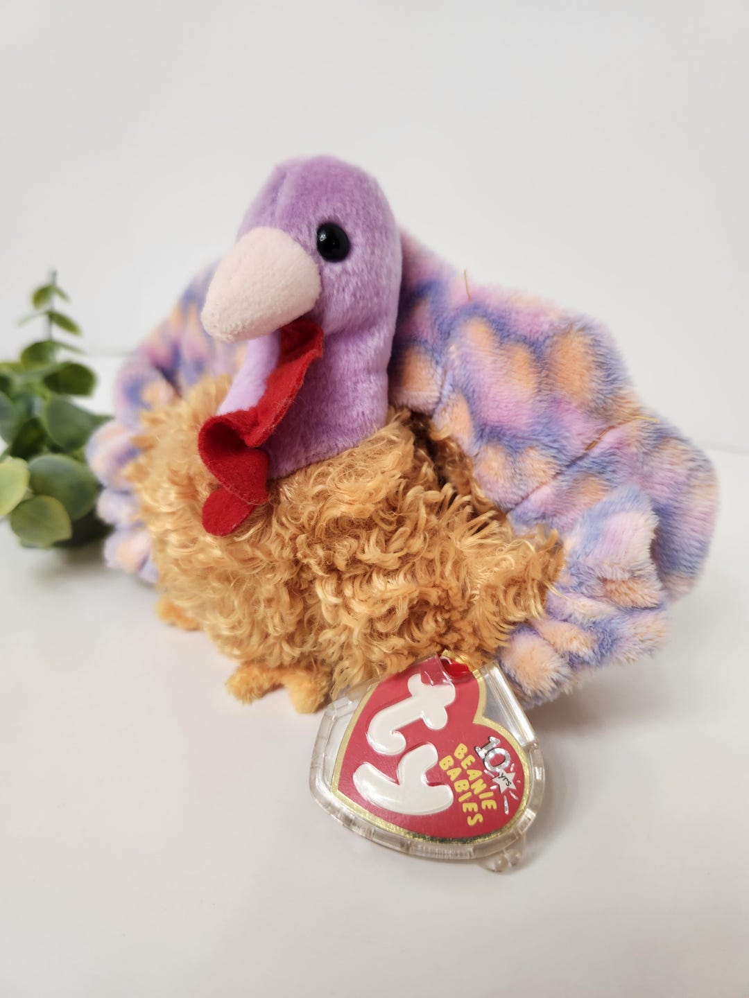 TY Beanie Baby TOMMY the Turkey (retired) - Thanksgiving Plush ...