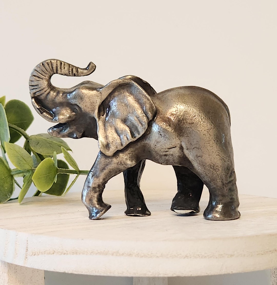 Vintage Lenox Princeton Gallery Heavy Solid Pewter Lucky Elephant ...